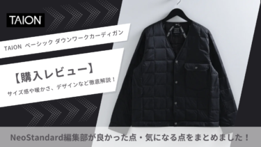 TAION（タイオン）インナーダウンの暖かさはどう？実際に購入して徹底検証！